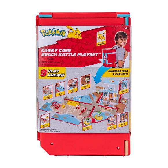 Toys | Pokemon Pikachu Carry Case Beach Battle Playset 224 Jazwares 9 ...